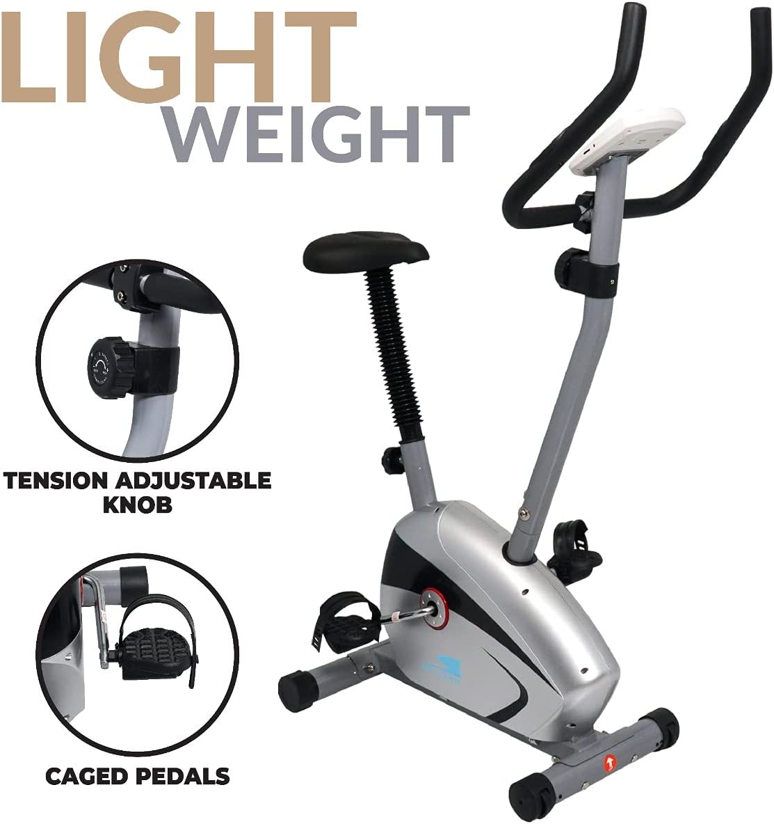 Magnetic Exercise Bike, SKY LAND Silver and Black, EM-1527