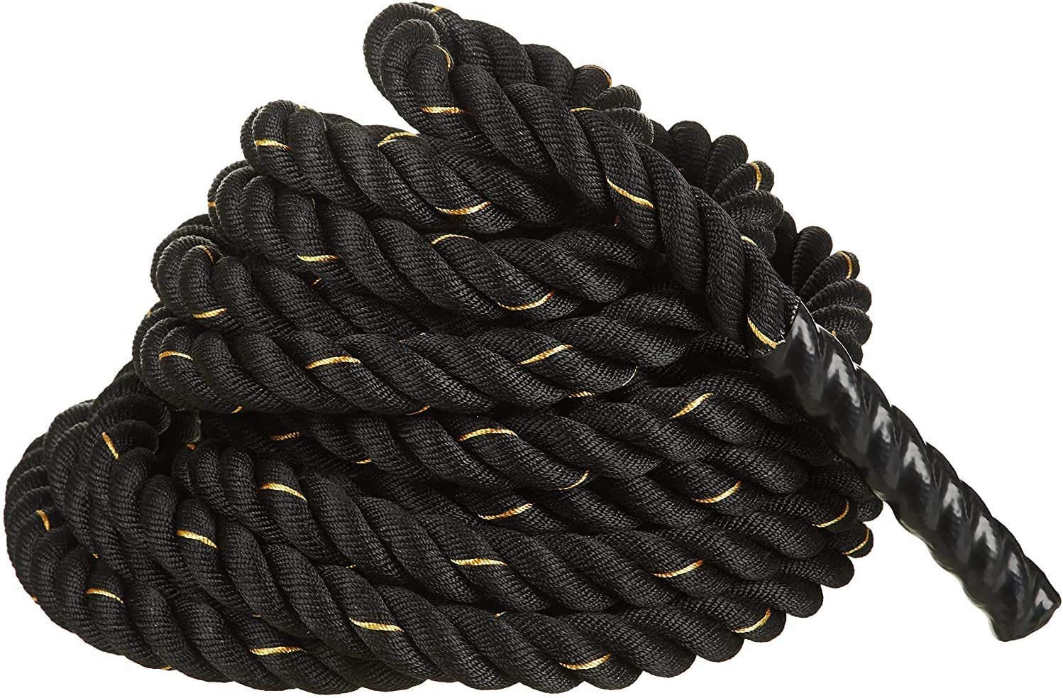 SKY LAND Heavy Exercise Training Workout Battle Rope EM-9231, Black ...