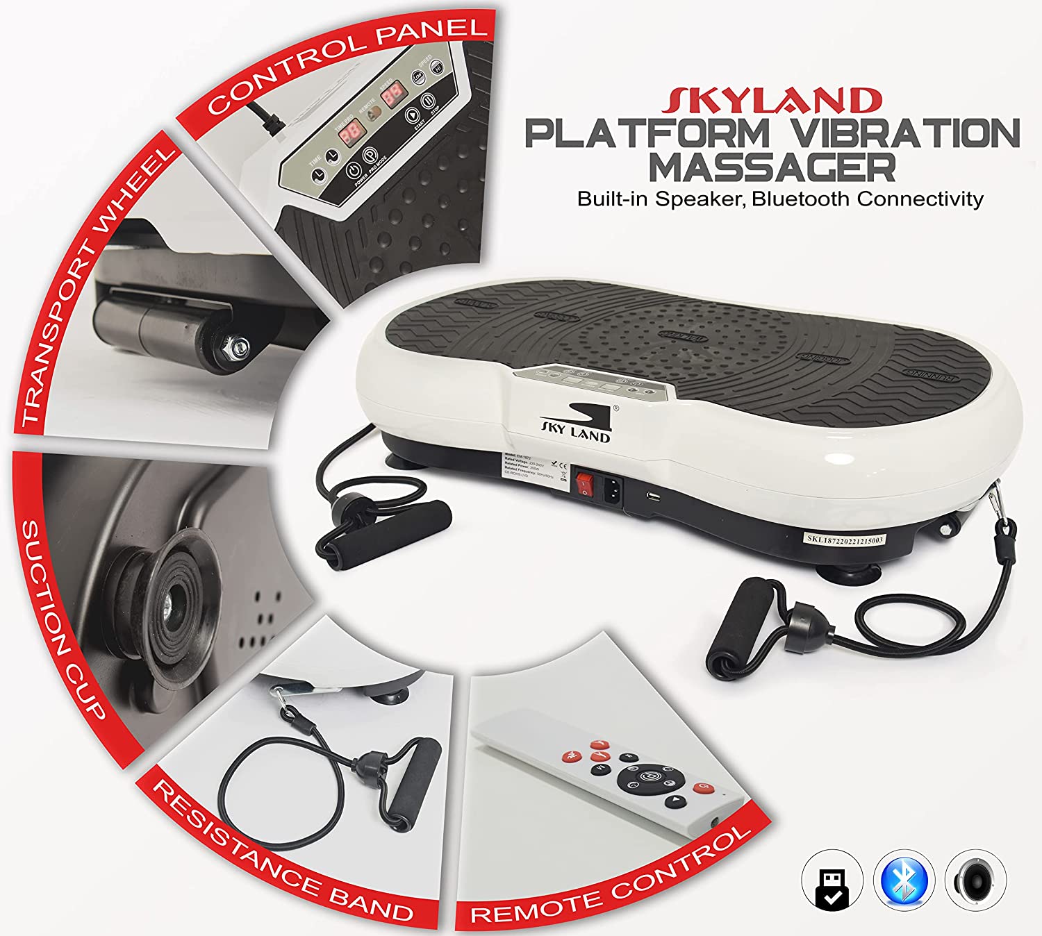 Sky Land Platform Vibration Fitness Ultrathin Body Slimmer With 99 ...