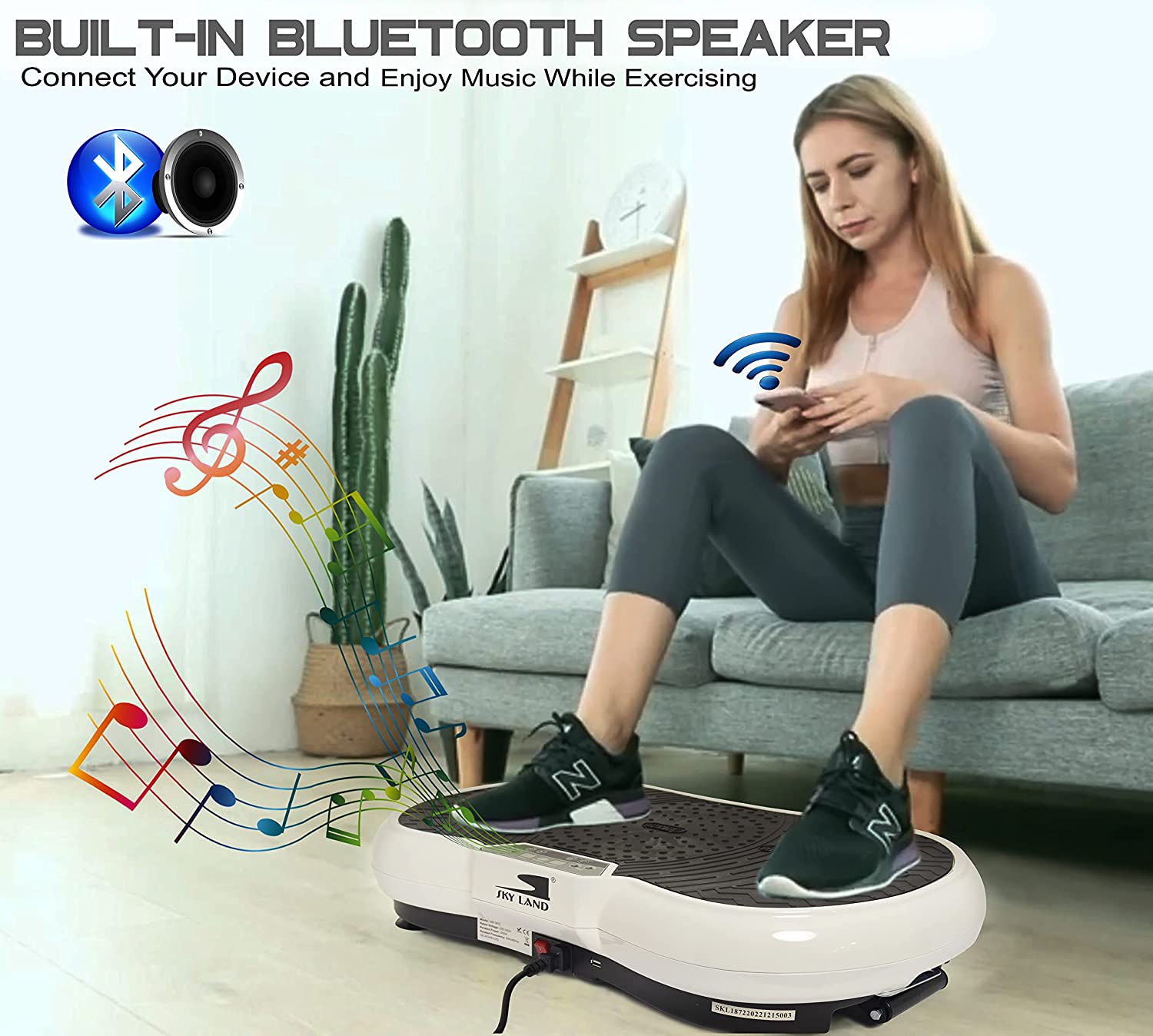 Sky Land Platform Vibration Fitness Ultrathin Body Slimmer With 99 ...