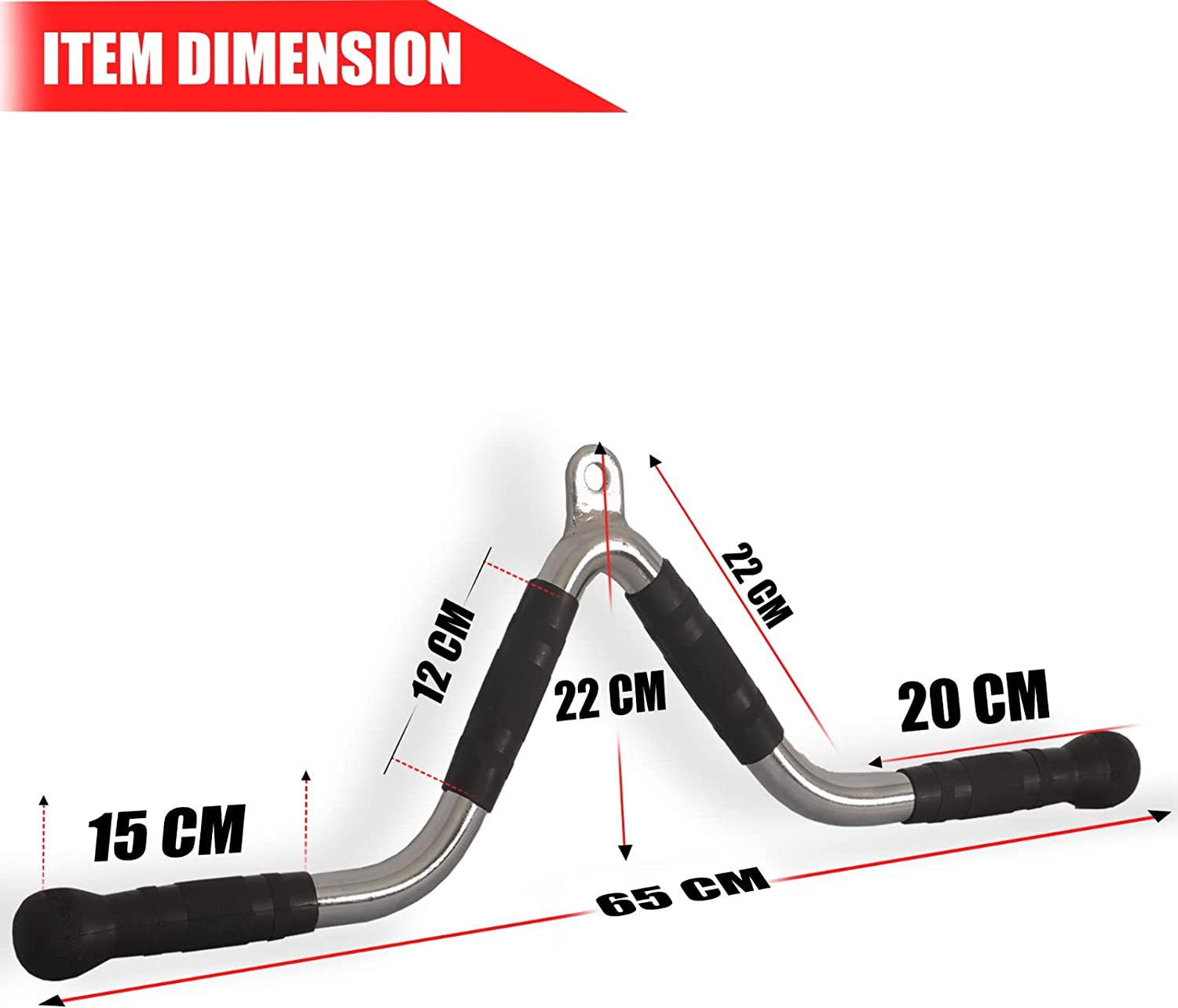 SKY LAND Fitness Multi Exercise Bar Cable attachment | Curl Pulldown ...
